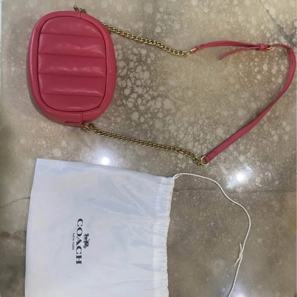 Coach Quilted Camera Bag - Gem